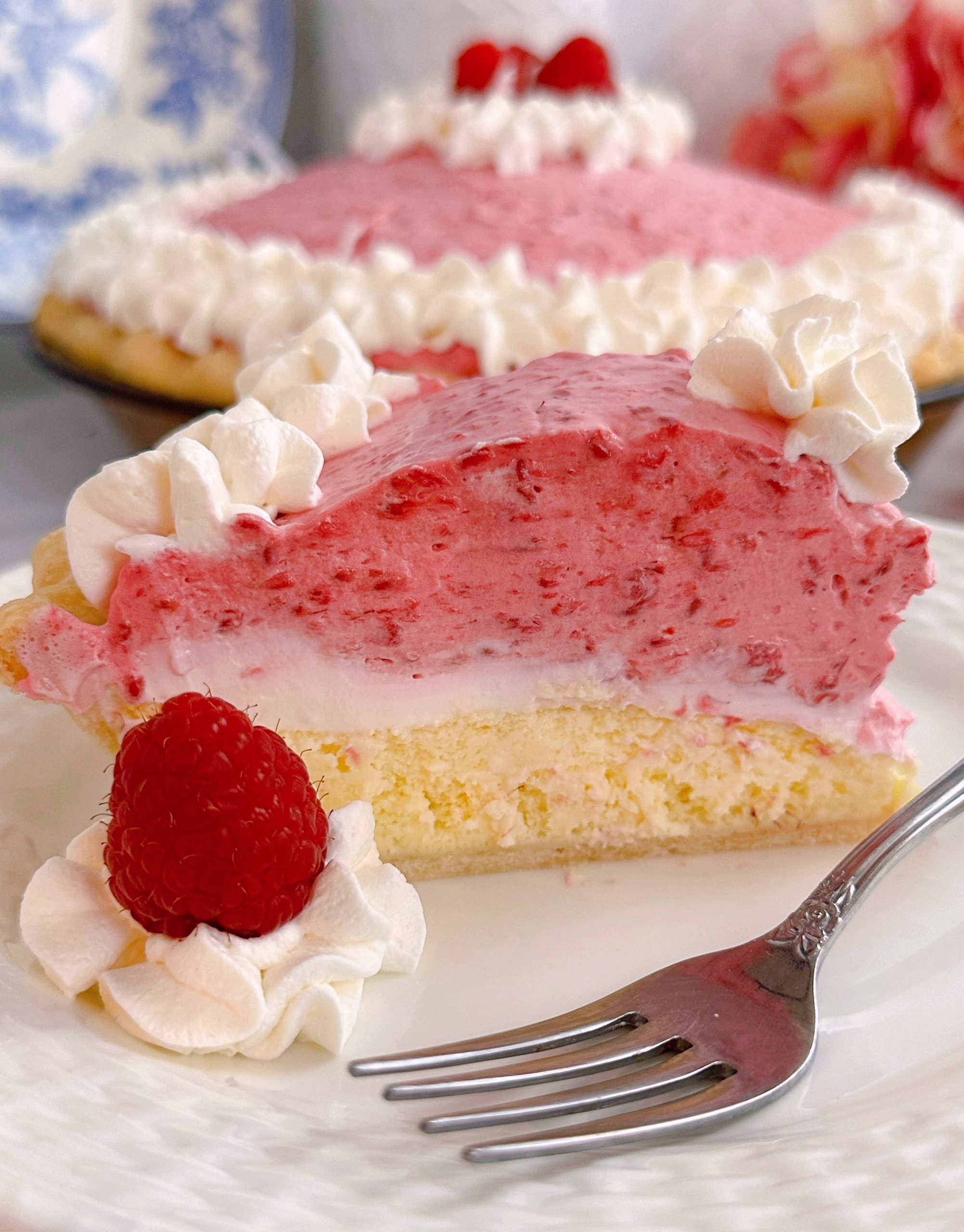Raspberry Cream Pie | Norine's Nest