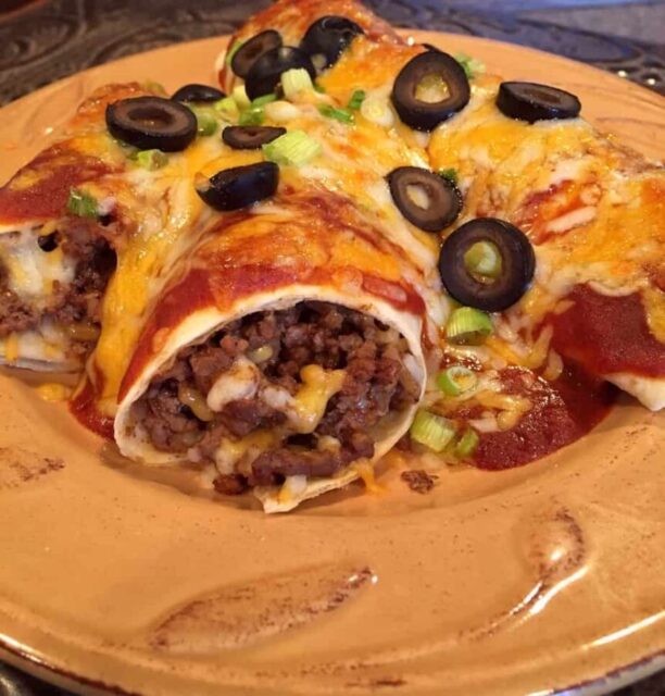 Easy Ground Beef Enchiladas | Norine's Nest