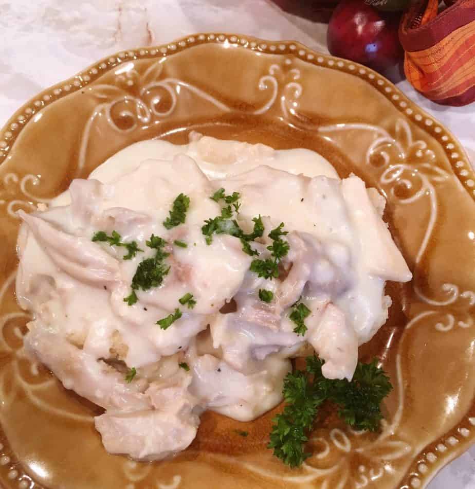 Creamed Turkey 'n' Biscuits | Norine's Nest