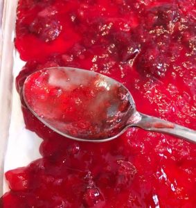 Raspberry Layered Jello Salad | Norine's Nest