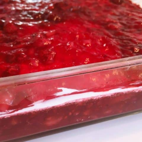 Raspberry Layered Jello Salad | Norine's Nest