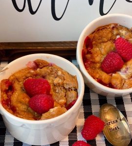 Individual Raspberry Cookie Crumbles Recipe | Norine's Nest