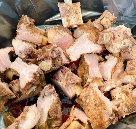 Slow Cooker Apricot BBQ Riblets | Norine's Nest