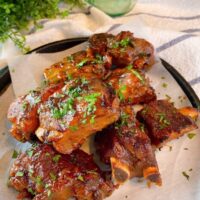Slow Cooker Apricot BBQ Riblets | Norine's Nest