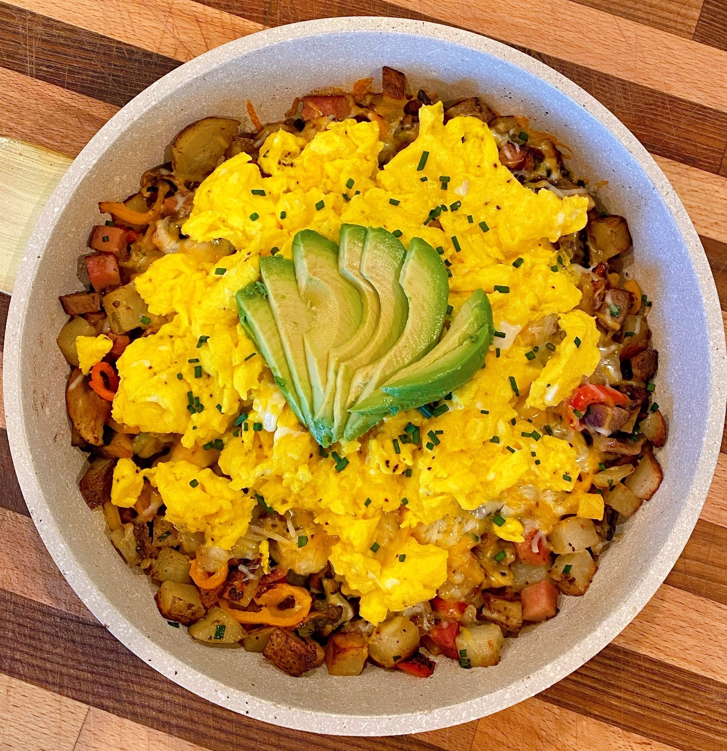 Country Skillet Breakfast Scramble | Norine's Nest