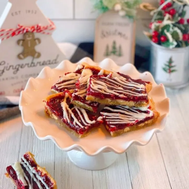 Easy Raspberry White Chocolate Bars | Norine's Nest