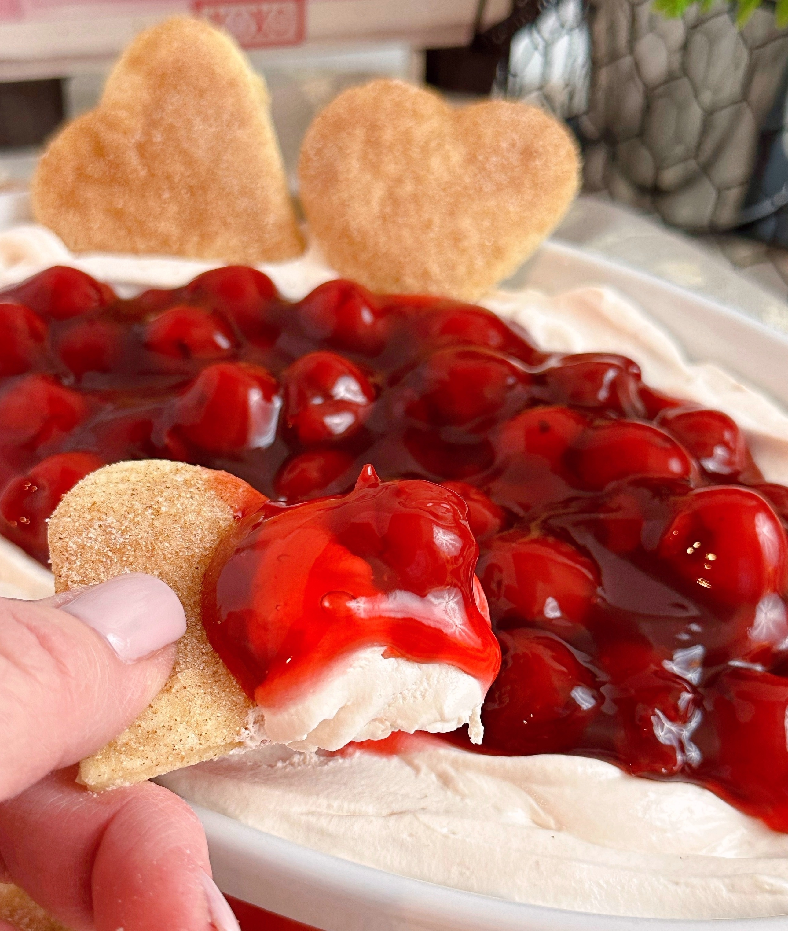 Cherries On A Cloud Fruit Dip | Norine's Nest