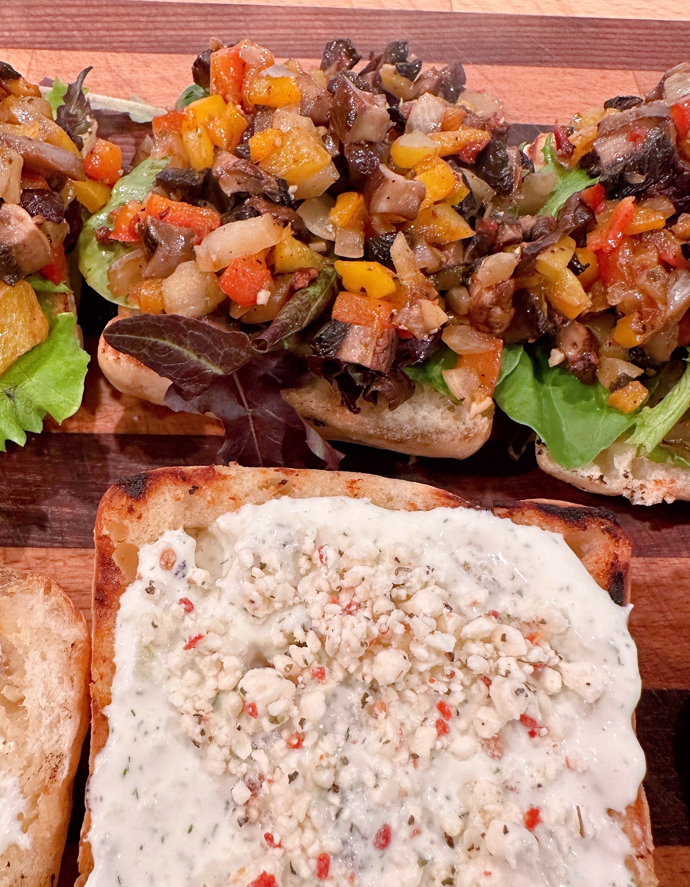 Grilled Greek Portobello Veggie Sandwich | Norine's Nest