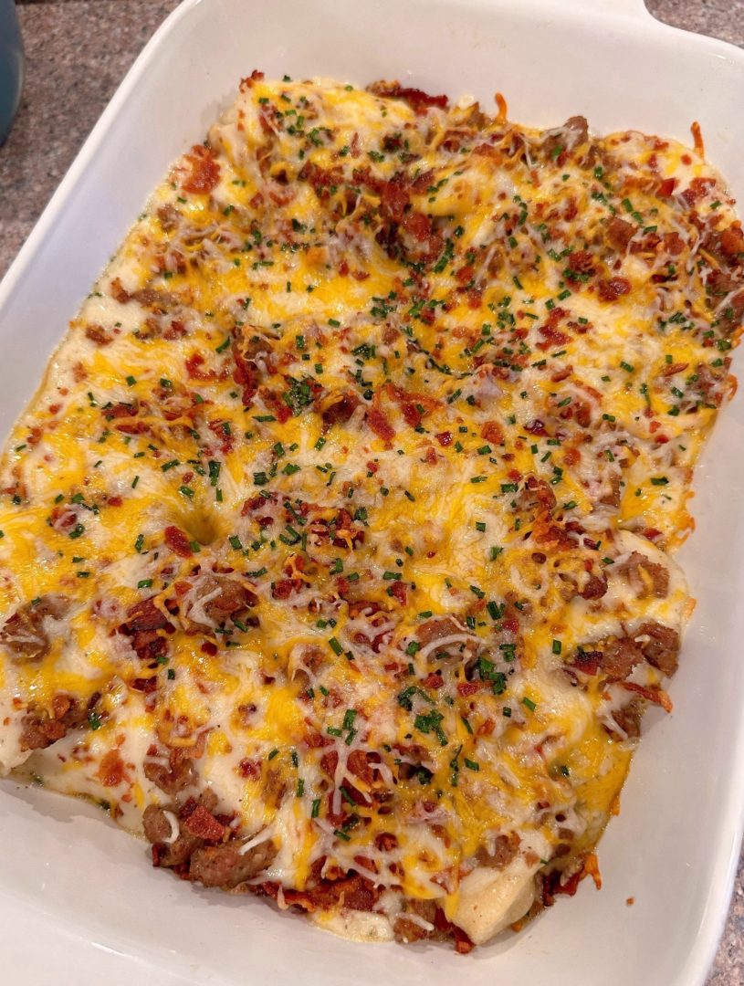 Easy Pierogi Cheesy Sausage Casserole | Norine's Nest