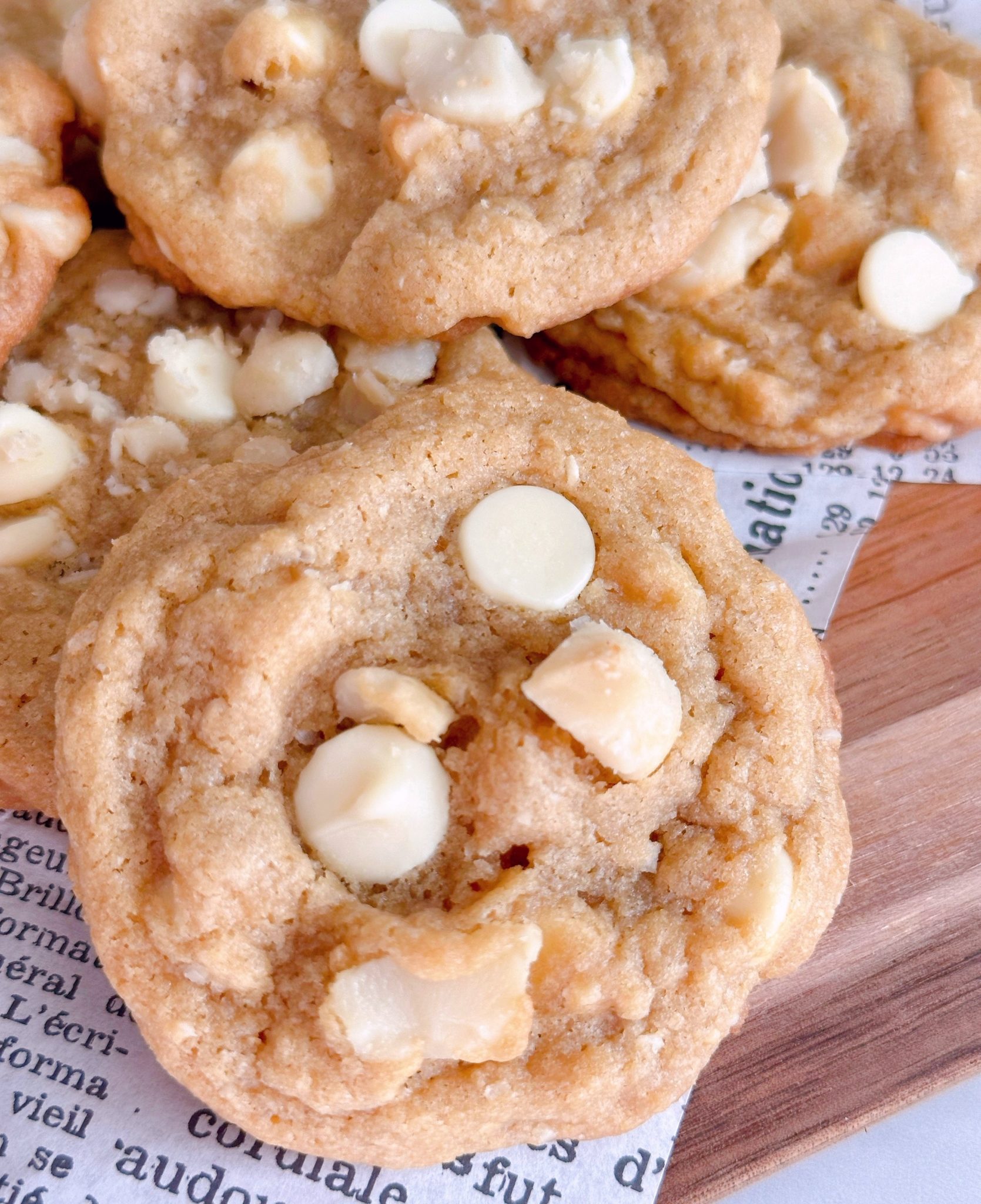White Chocolate Macadamia Nut Pudding Cookies | Norine's Nest