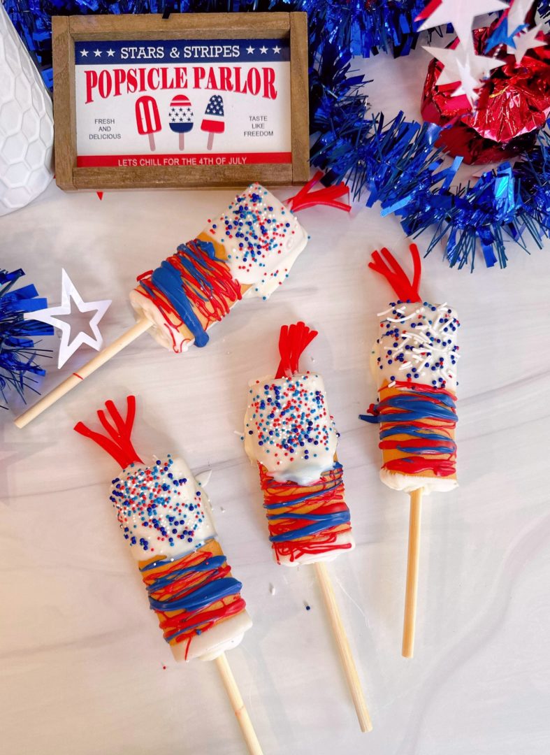 Firecracker Swiss Roll Cake Pops | Norine's Nest