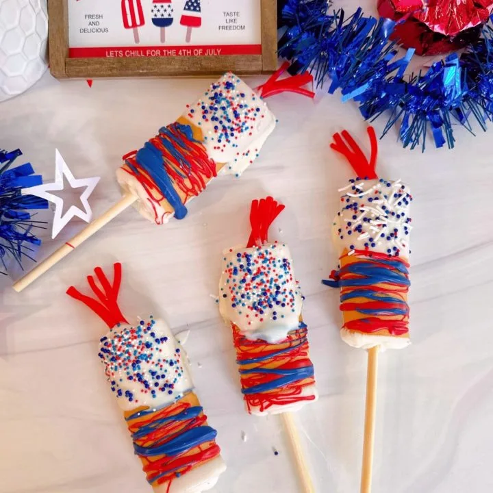 Firecracker Swiss Roll Cake Pops | Norine's Nest