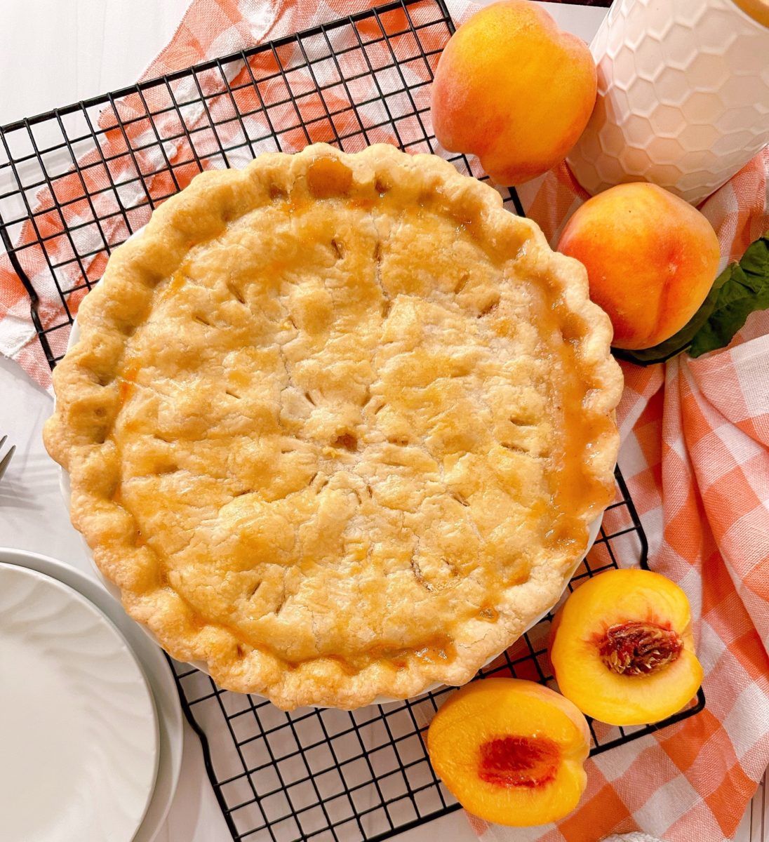 Best Baked Fresh Peach Pie Recipe Norines Nest