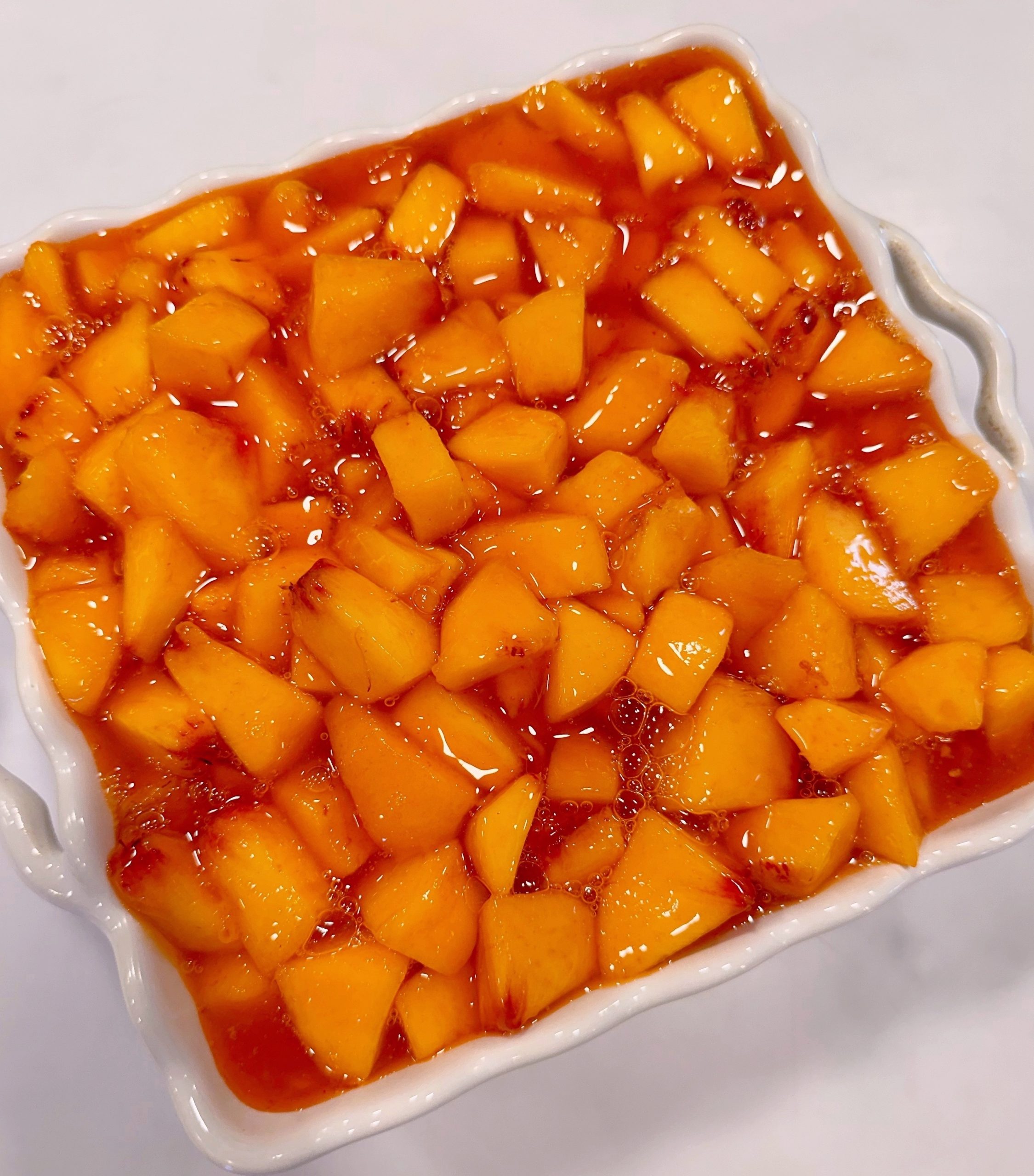 Layered Peach Delight Dessert | Norine's Nest
