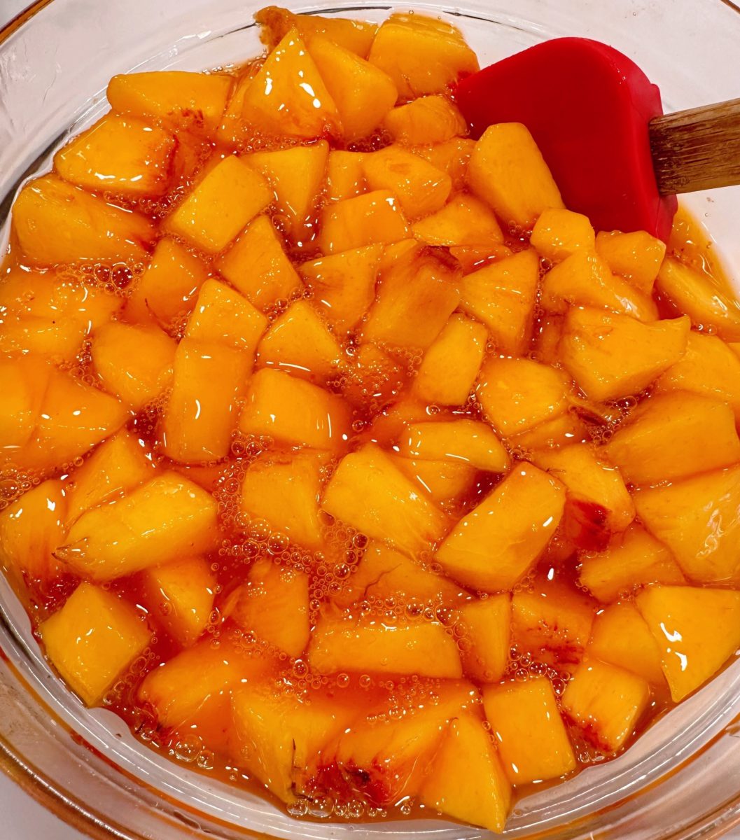 Layered Peach Delight Dessert | Norine's Nest