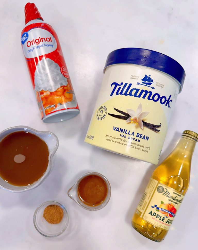 Best Caramel Apple Cider Floats | Norine's Nest