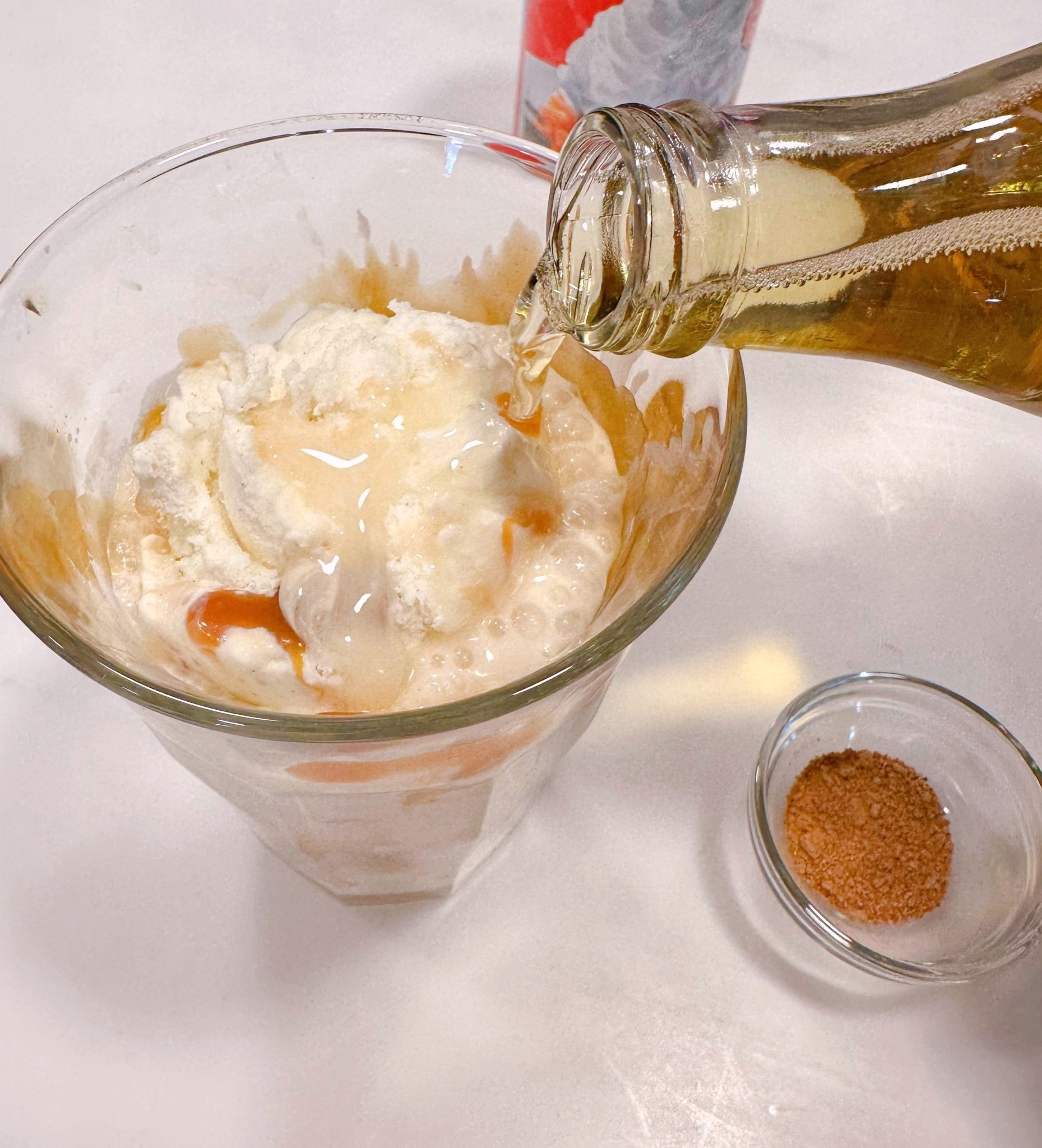 Best Caramel Apple Cider Floats | Norine's Nest