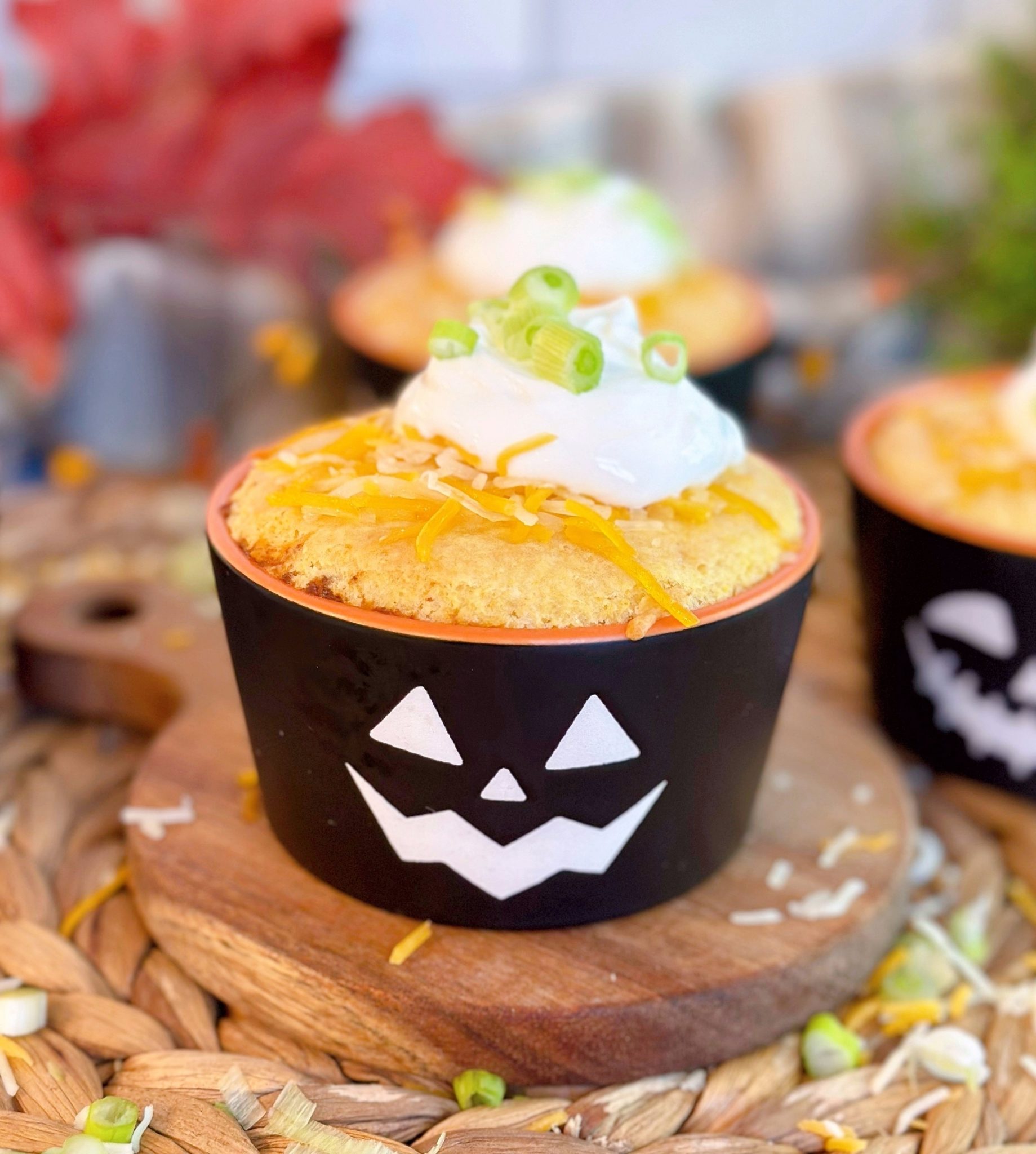 Individual Chili Cornbread Cups | Norine's Nest