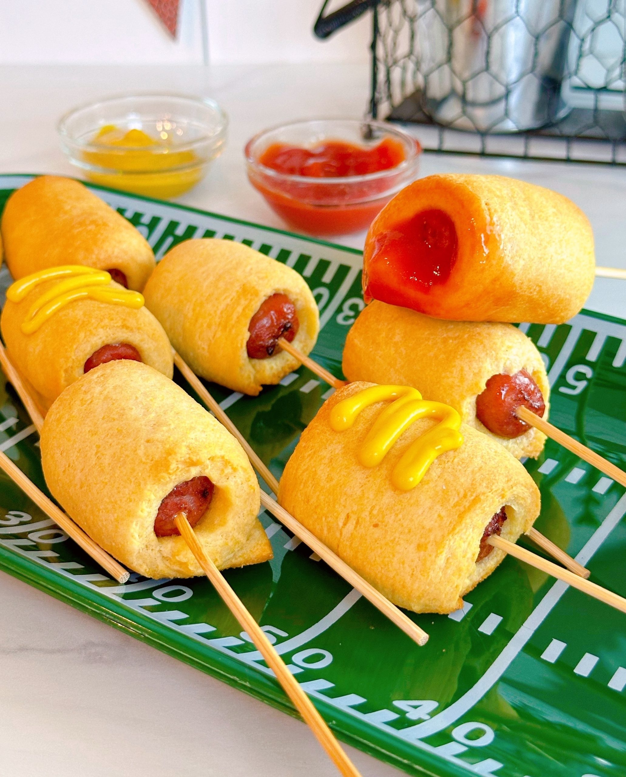 2 Ingredient Mini Corn Dogs | Norine's Nest