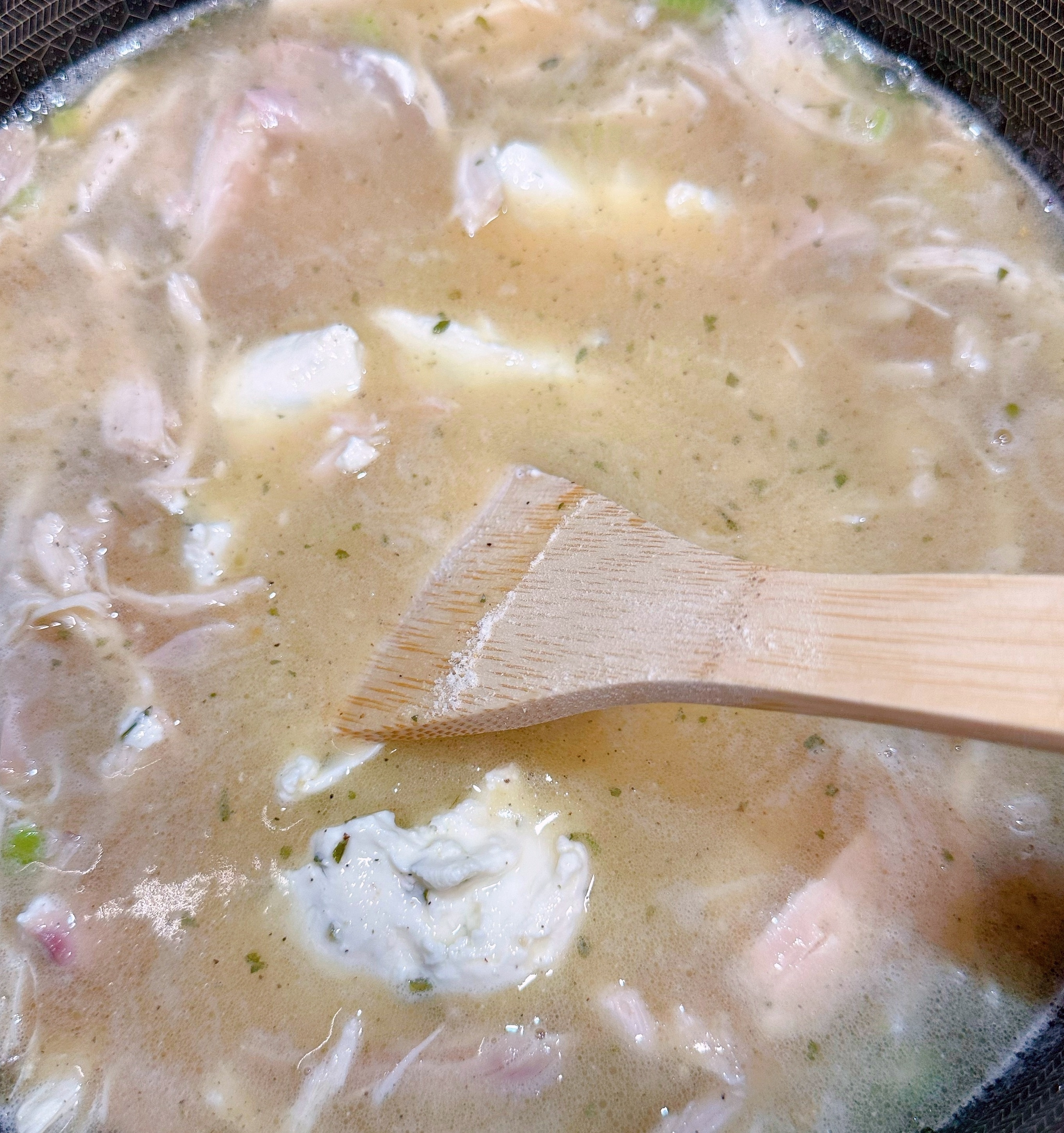 Chicken, Bacon, Cheddar Bay Biscuit Soup | Norine's Nest